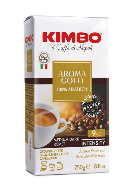 Kimbo Aroma Gold 100% Arabica Ground Coffee 250g – Kimbo at home